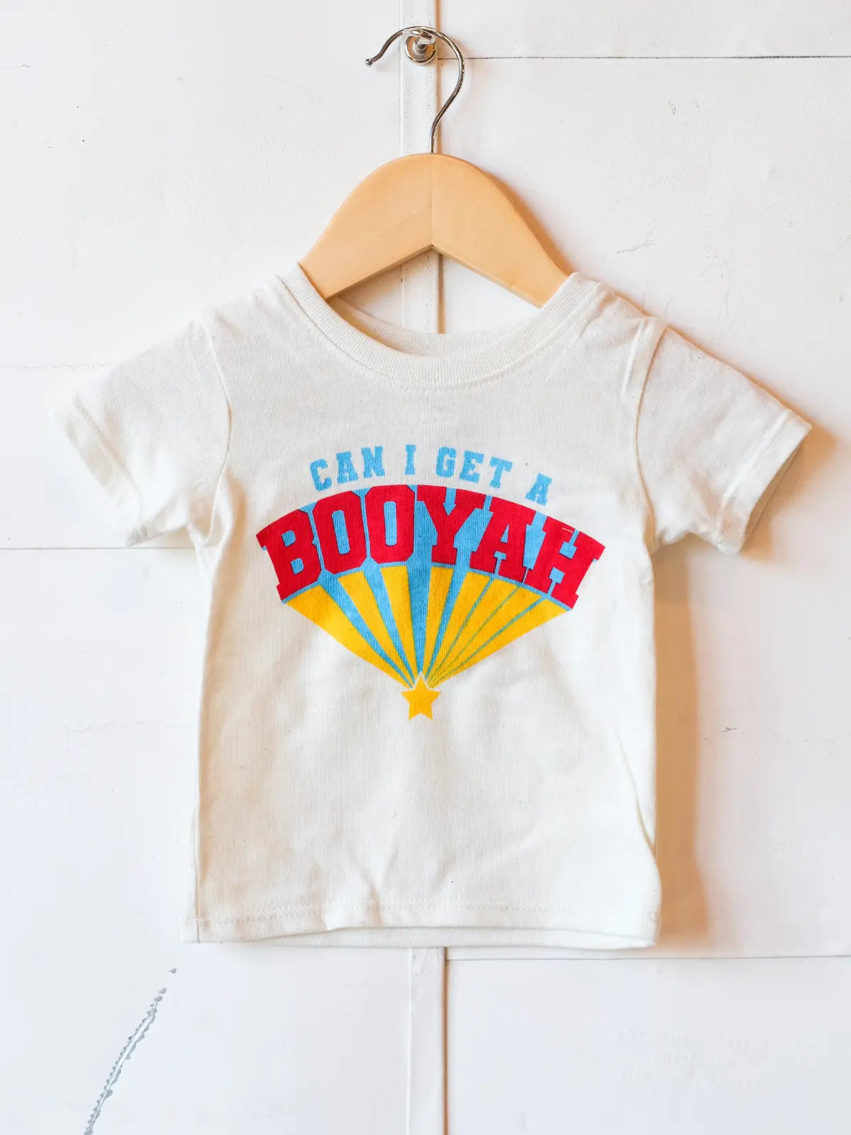 Can I Get A Booyah | Organic Cotton Baby Onesie | Natural – Ambitious Kids